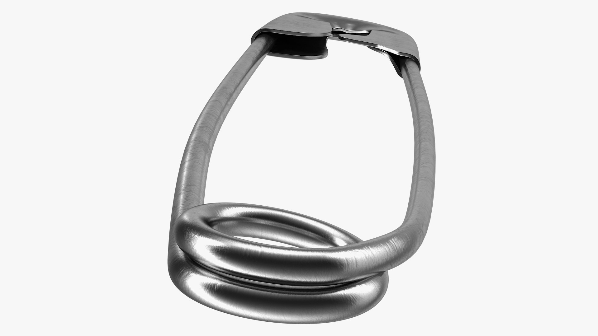 Steel Safety Pin Closed Model - TurboSquid 1474175