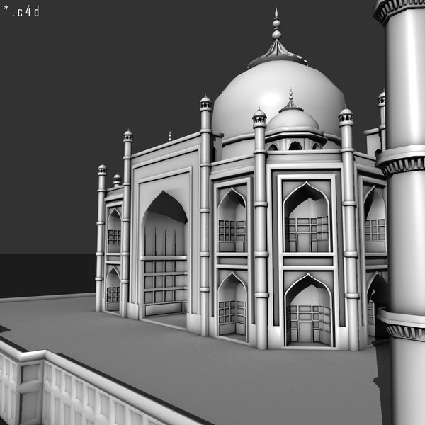 taj mahal 3d model