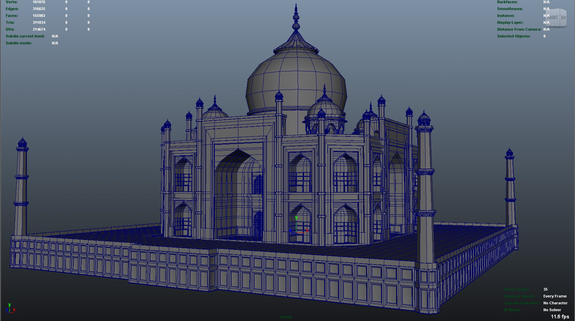 Taj Mahal 3d Model