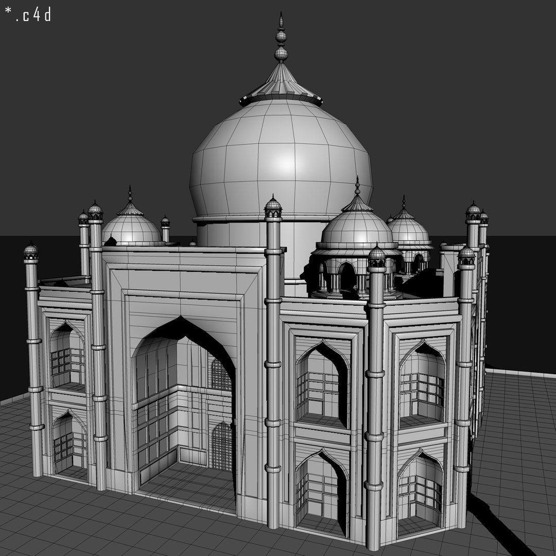 Taj Mahal 3d Model
