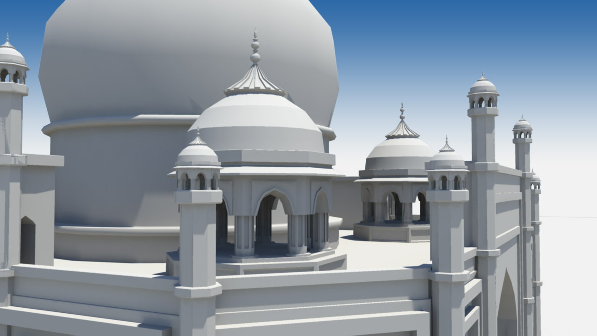 Taj Mahal 3d Model