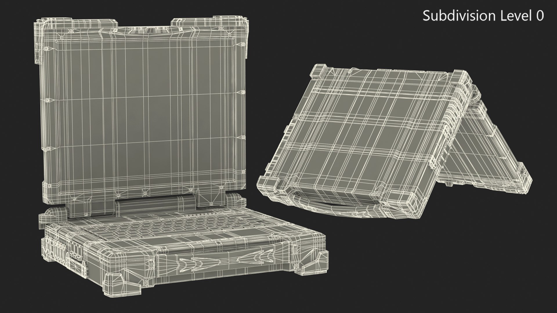 Army Laptop model - TurboSquid 1941786