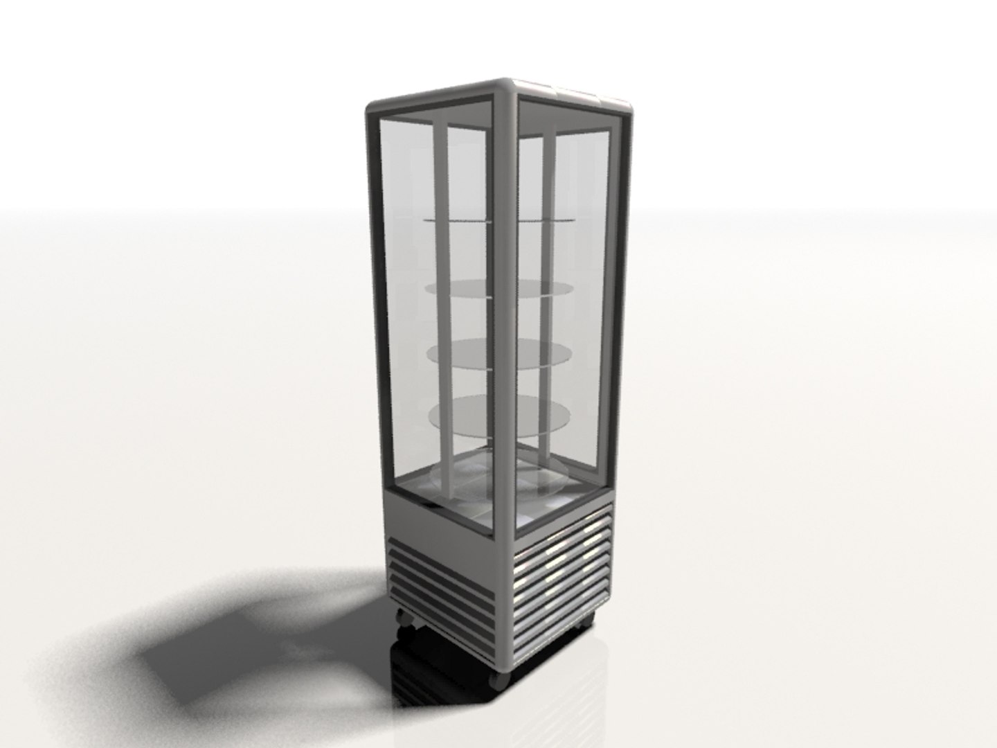 Chiller Freezer Display 3d Model