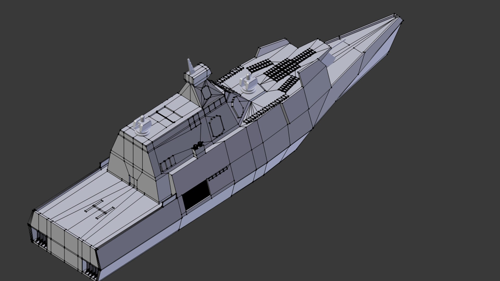 Frigate 3D Model - TurboSquid 1231171