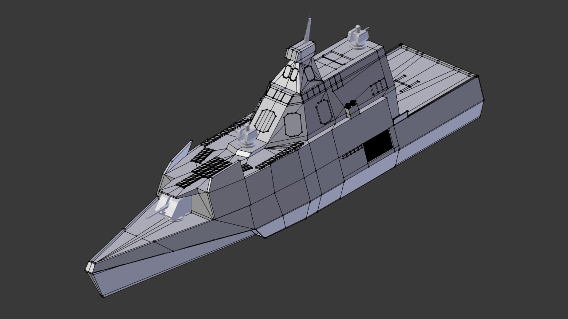 Frigate 3D Model - TurboSquid 1231171