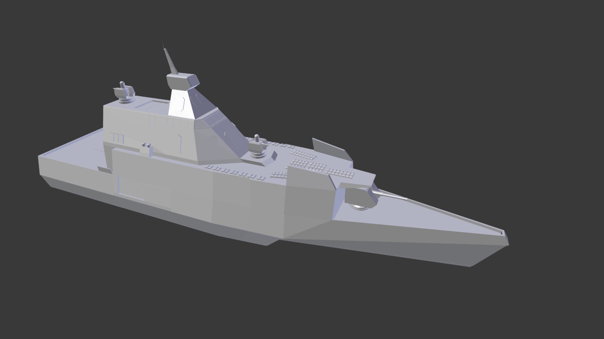 Frigate 3D Model - TurboSquid 1231171