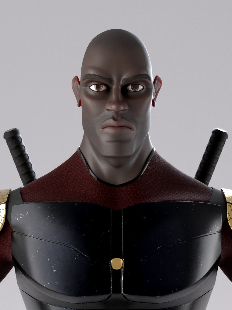 3D Superhero Mercenary Model - TurboSquid 1474638