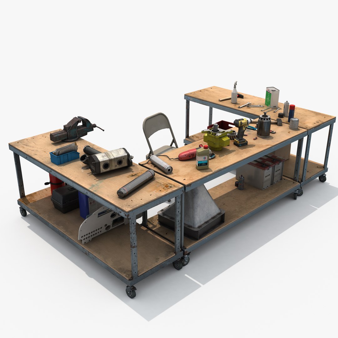 3D Workbenches Tools Model - TurboSquid 1455037