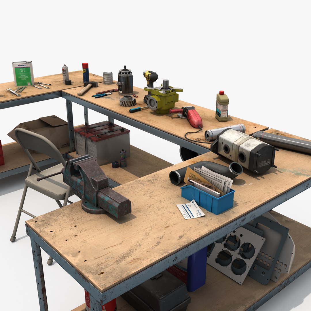 3D Workbenches Tools Model - TurboSquid 1455037