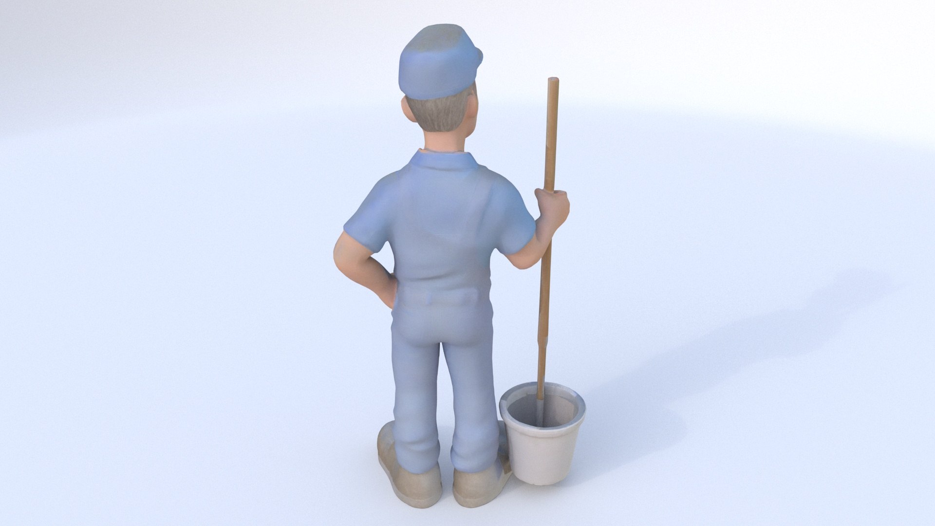 3D Janitor Male Model - TurboSquid 2333471