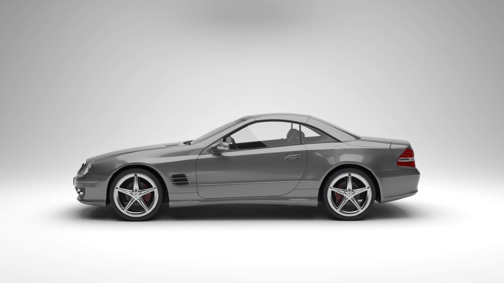 3D Mercedes Benz SL500 2008 - TurboSquid 2145609