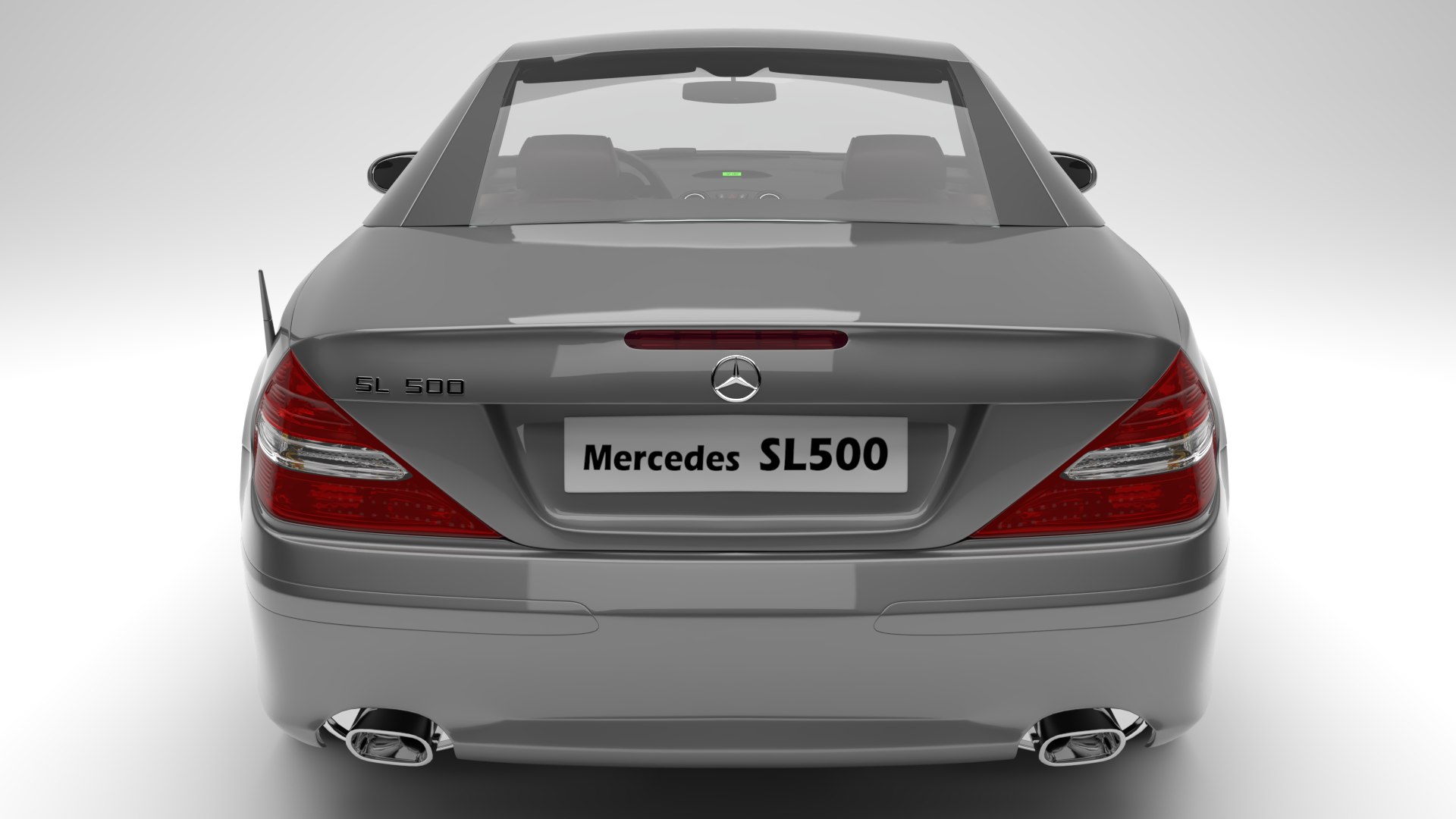 3D Mercedes Benz SL500 2008 - TurboSquid 2145609