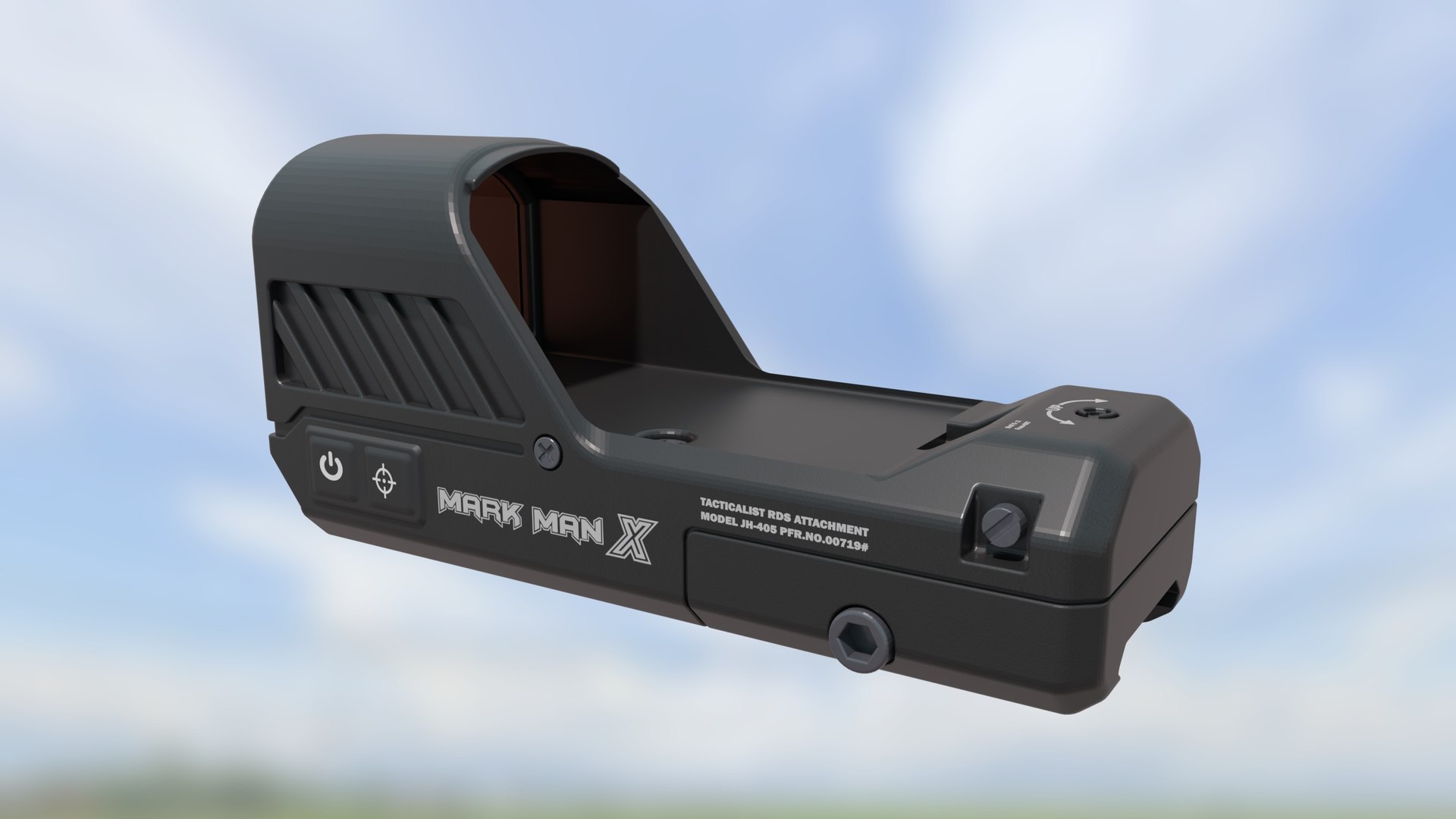 3D Red Dot Sight JH-405 Model - TurboSquid 2215412