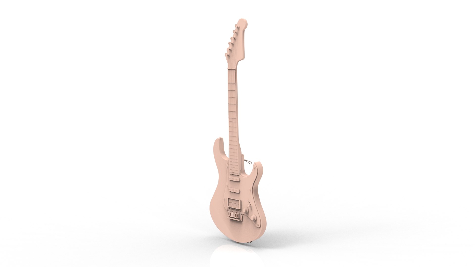 3D Electric Guitar - TurboSquid 2132719