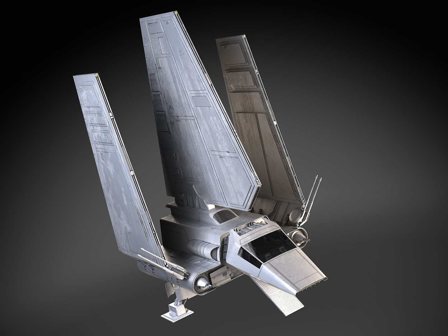 Star Wars Lambda 3d Model