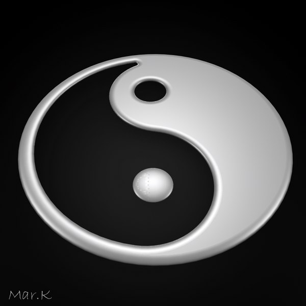 3d ying yang