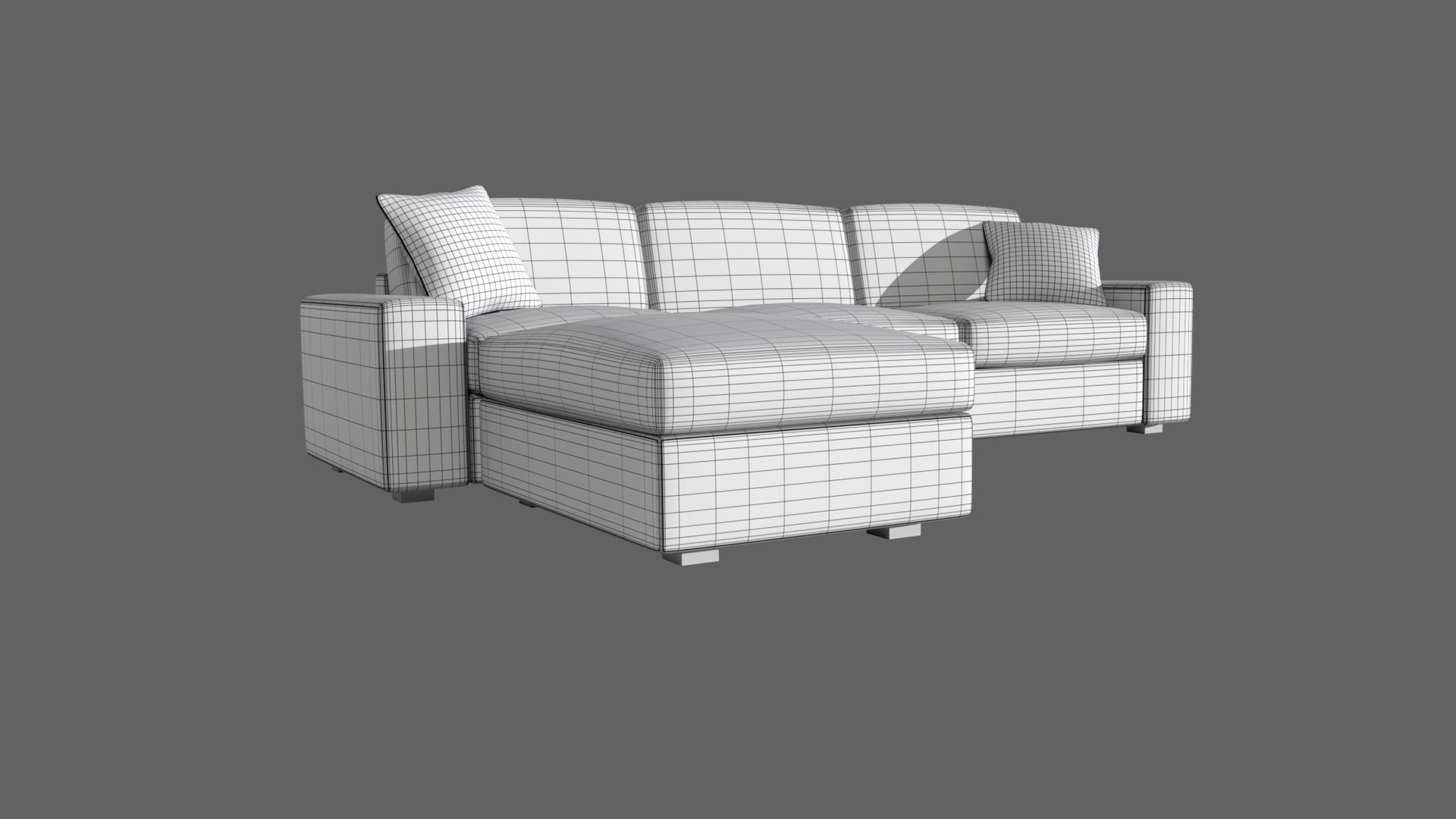 Corner Sofa 3D Model - TurboSquid 1996816
