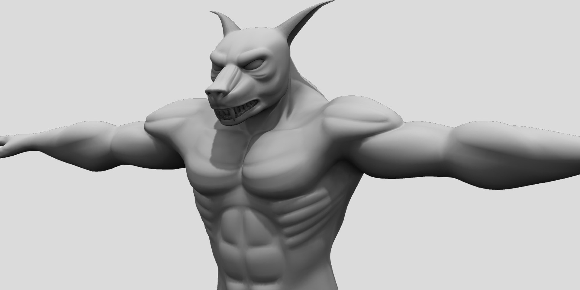 3D Wolf Man - TurboSquid 1560377