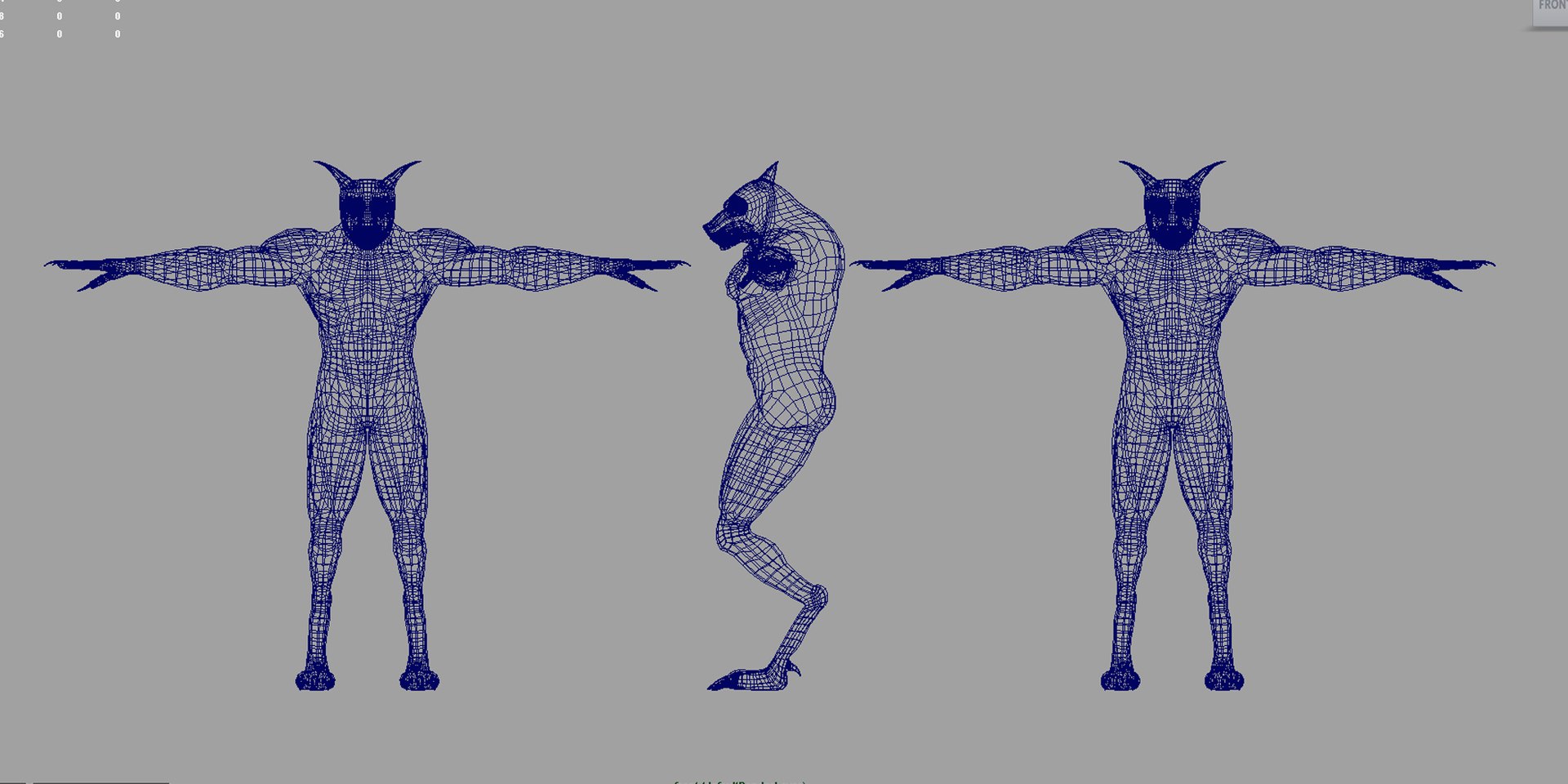 3D Wolf Man - TurboSquid 1560377