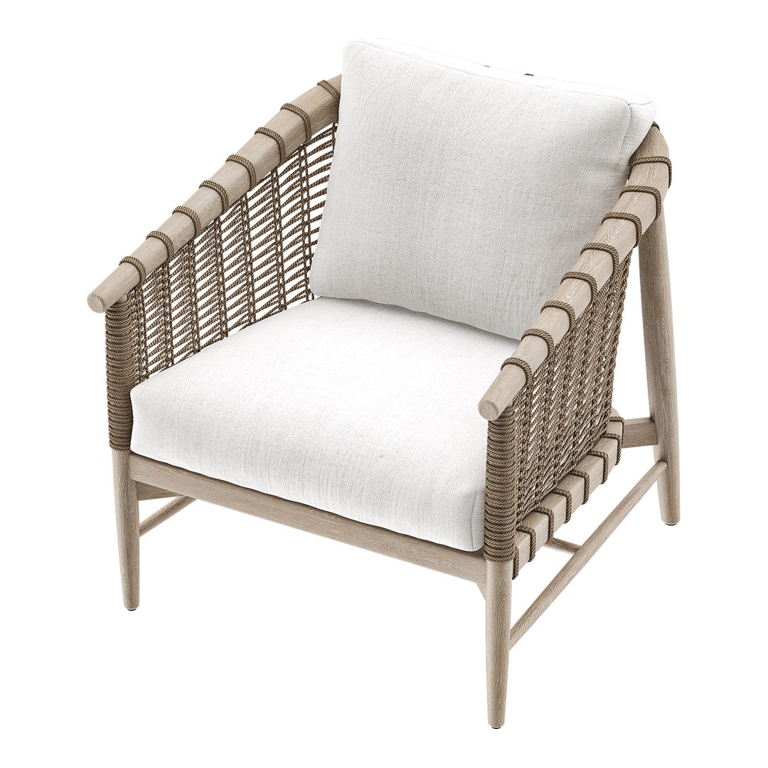 Melrose Lounge Chair 3D - TurboSquid 1507780