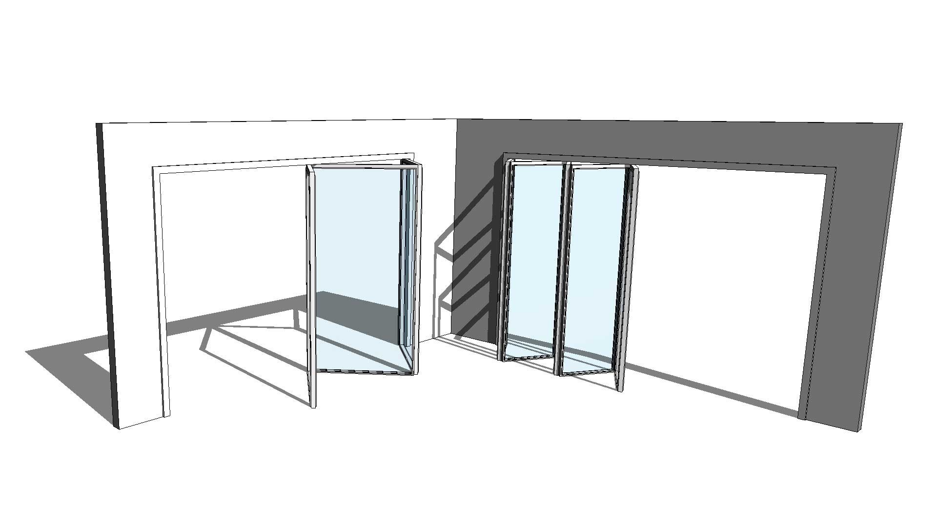 3D Fully Parametric Bi-Fold Doors - TurboSquid 2057177