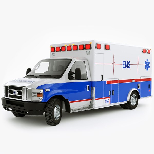 3D model e-series ambulance interior - TurboSquid 1401795