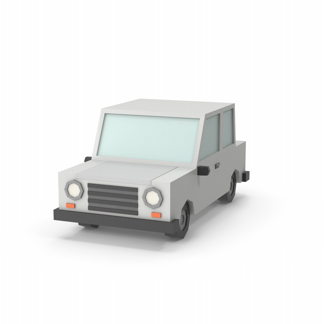 3D Cartoony Car Model - TurboSquid 2135419