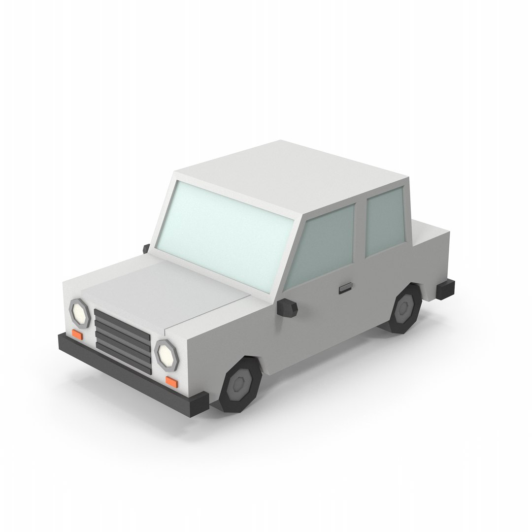 3D Cartoony Car Model - TurboSquid 2135419