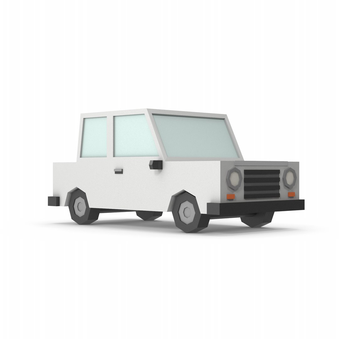 3D Cartoony Car Model - TurboSquid 2135419