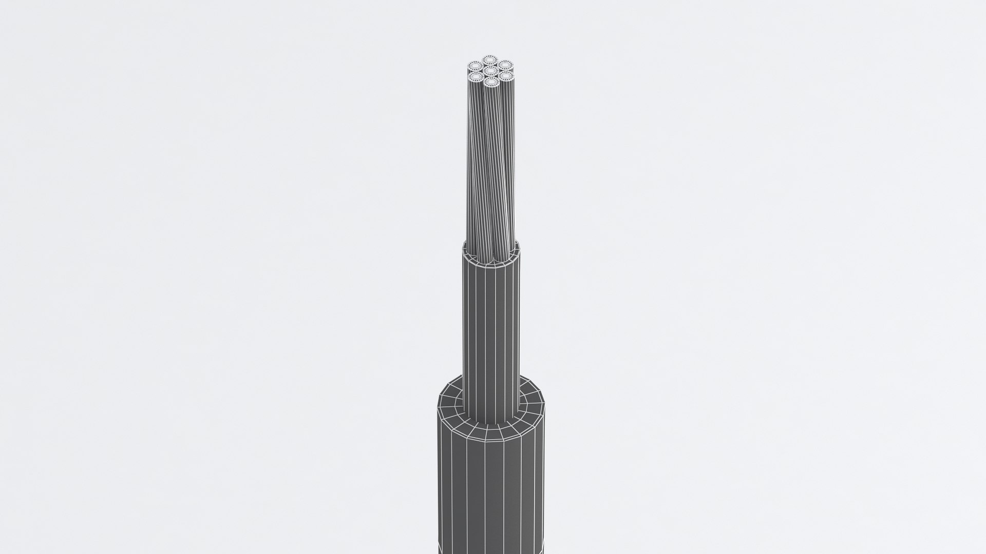 3D One Core Cable - TurboSquid 2388509