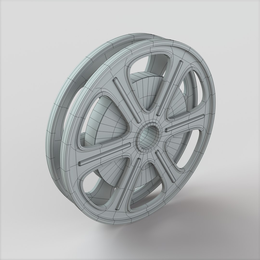 3D Film Reel Model - TurboSquid 1754387