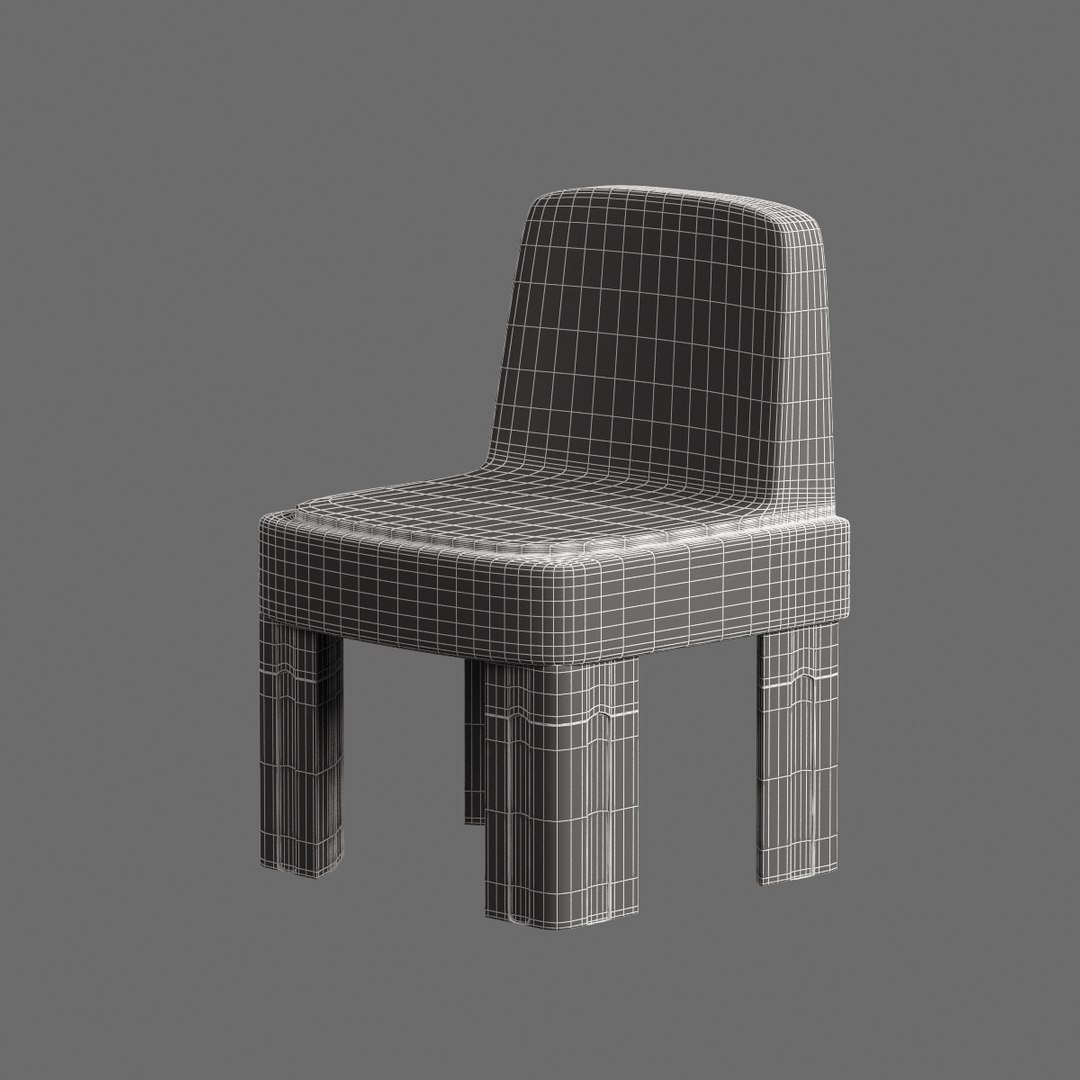 Children Chair Plastic Model