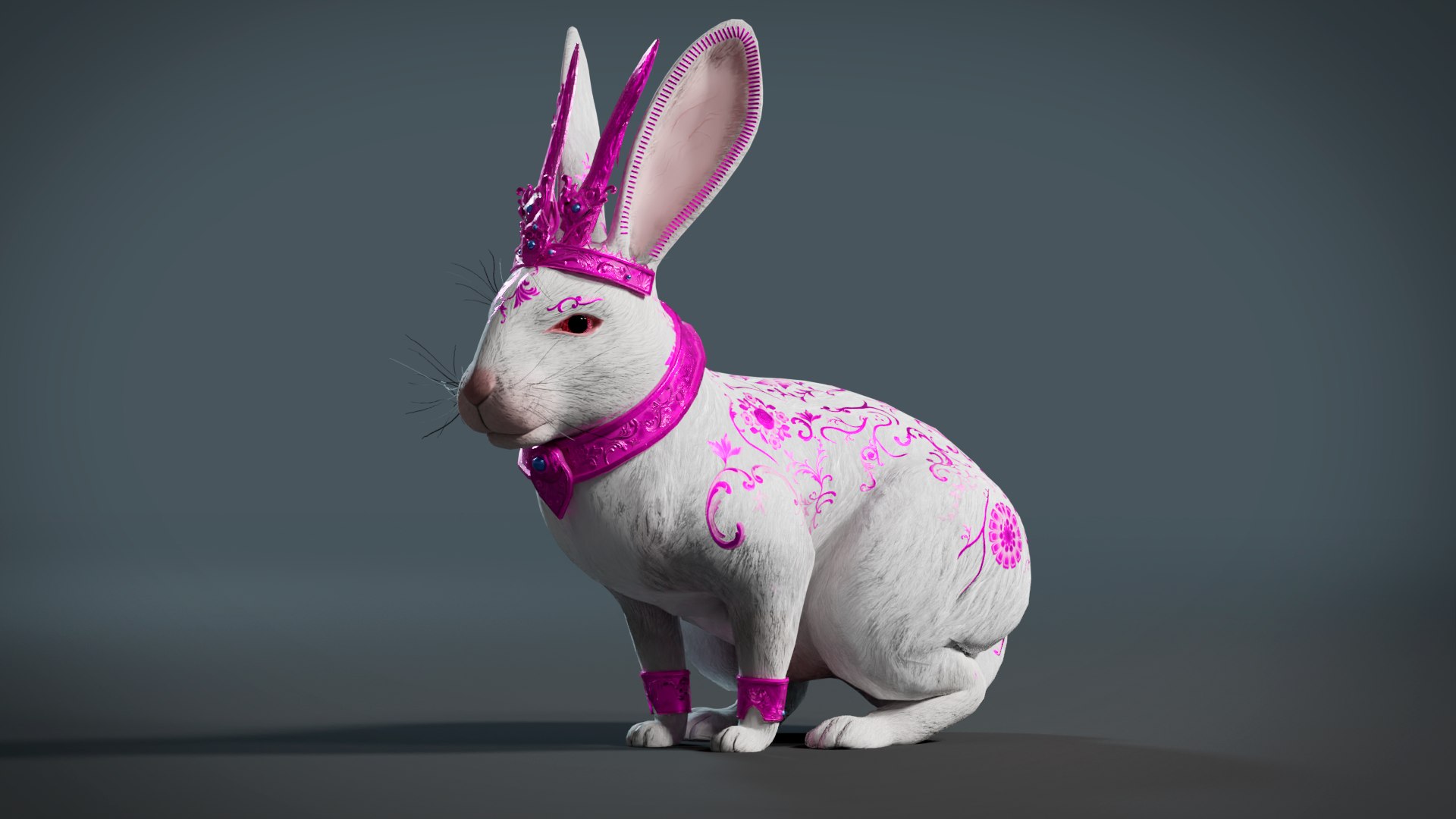Fantasy Golden Rabbit 3D - TurboSquid 2131395