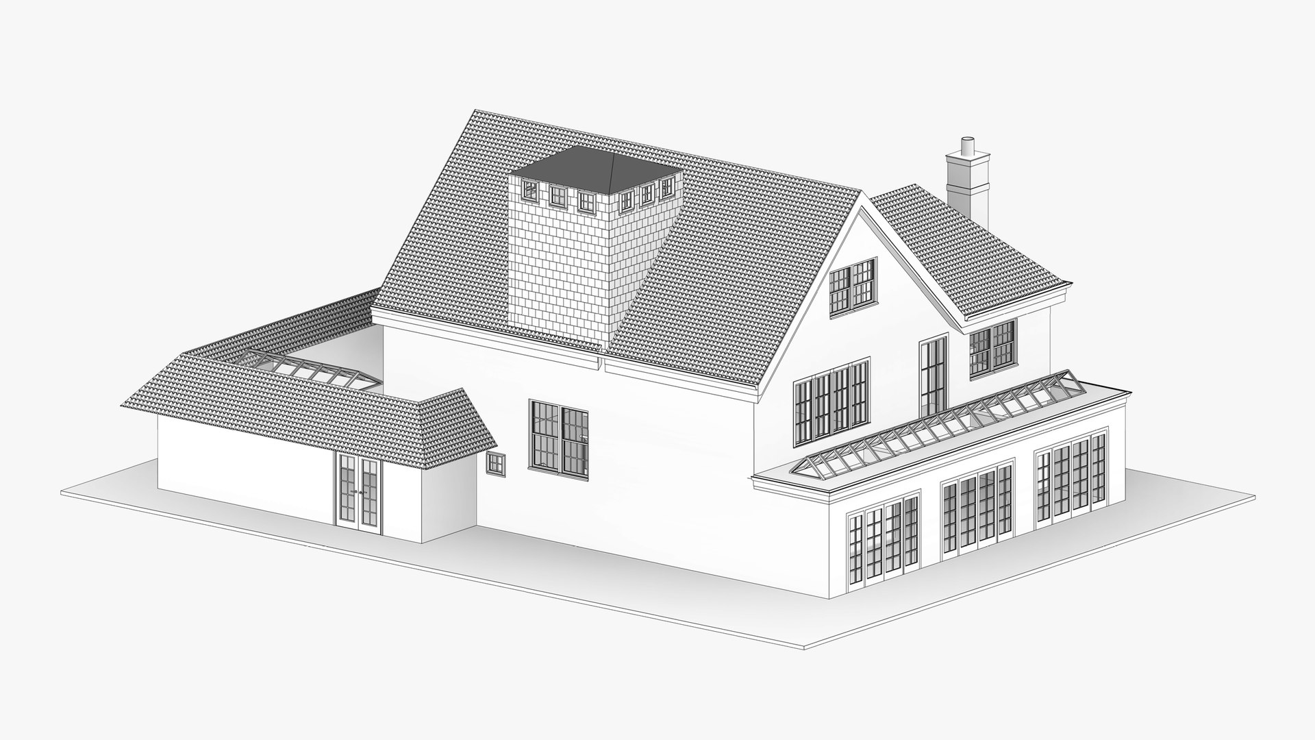 Revit family house 3D model - TurboSquid 1536064