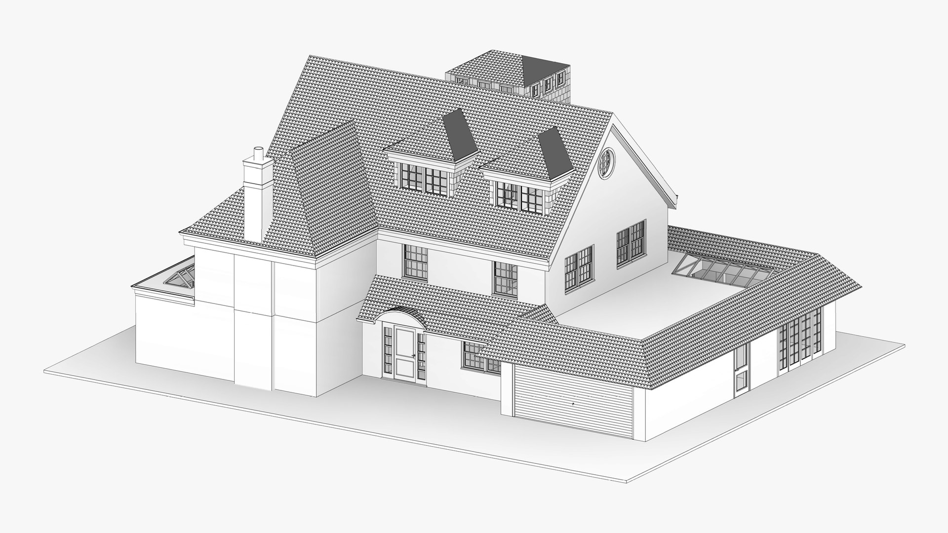 Revit family house 3D model - TurboSquid 1536064
