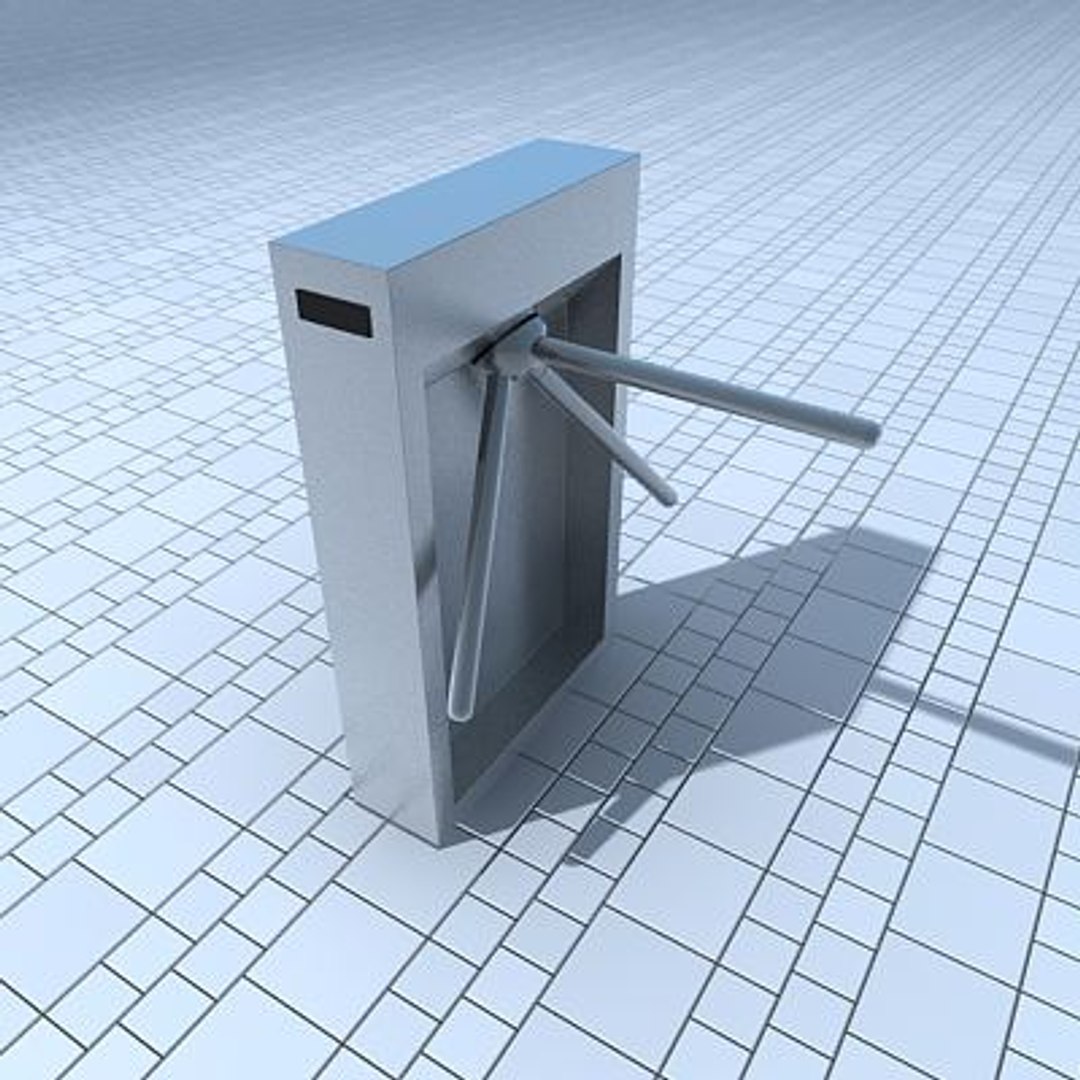 3d turnstile model