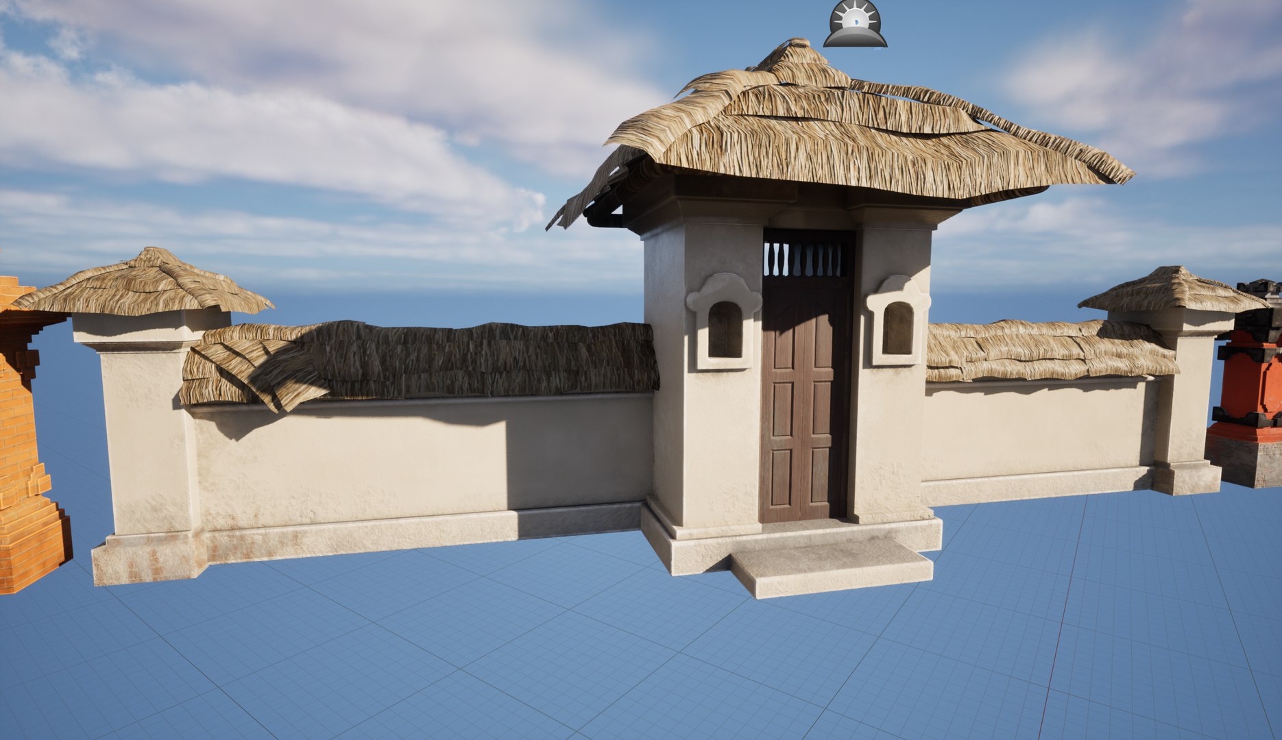 3D Pagar Kuno Bali Antique Balinese Fence Element - TurboSquid 2416454