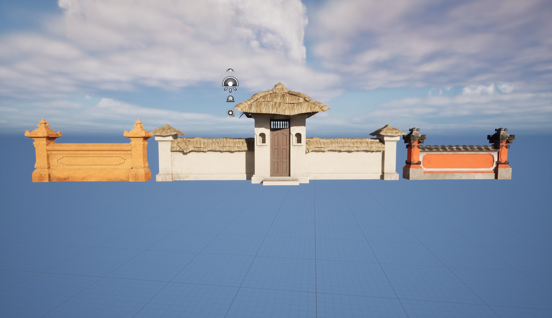 3D Pagar Kuno Bali Antique Balinese Fence Element - TurboSquid 2416454