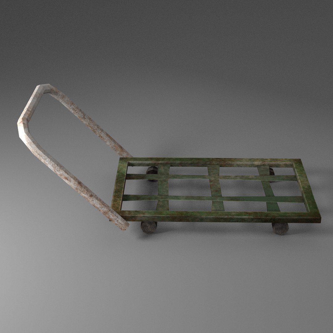 Free Rusty Cart 3D Model - TurboSquid 1715518