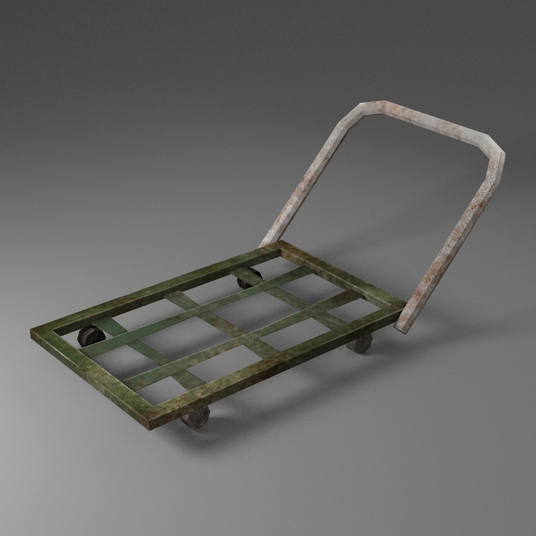 Free Rusty Cart 3D Model - TurboSquid 1715518