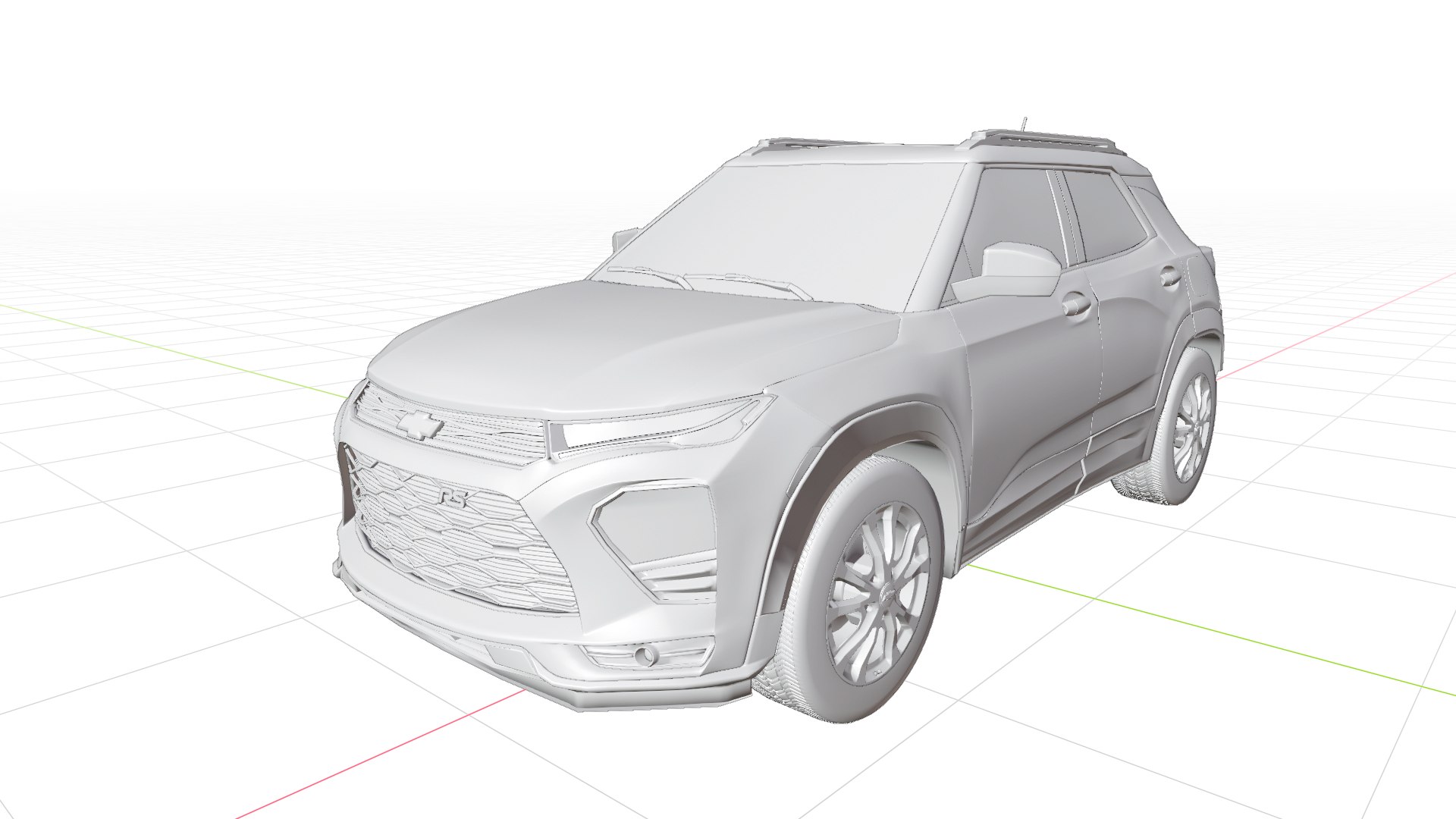 3D model of the Chevrolet Trailblazer car 3D model 3D - TurboSquid 2151055