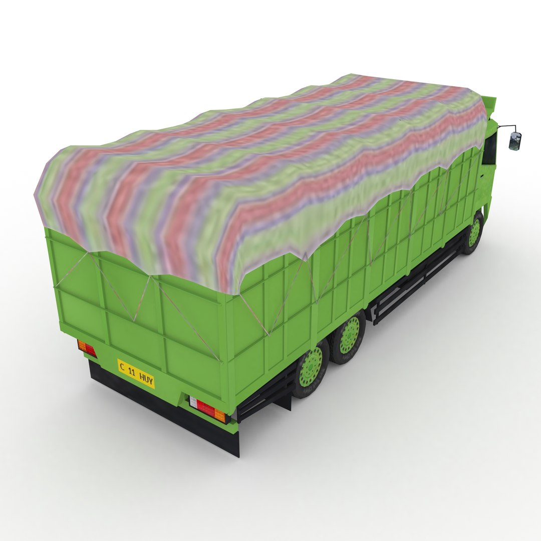 3D Low Poly Big Truck Model - TurboSquid 1754614