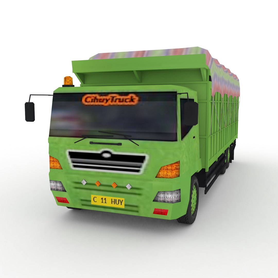 3D Low Poly Big Truck Model - TurboSquid 1754614