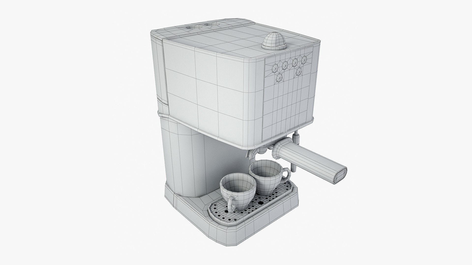3D Model Espresso Machine Collection - TurboSquid 2324616