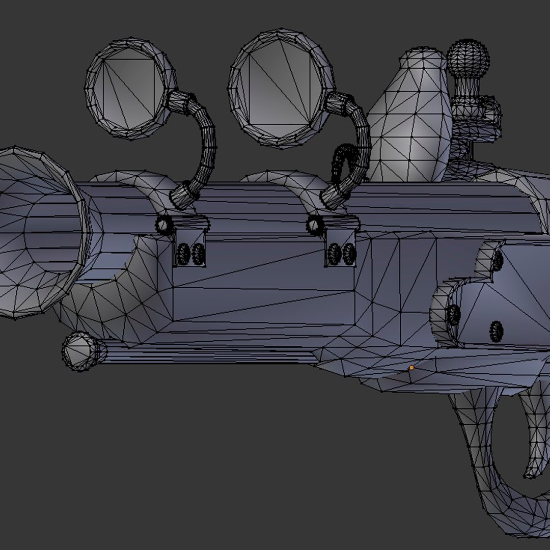 Flintlock Pistol 3D Model - TurboSquid 1351336