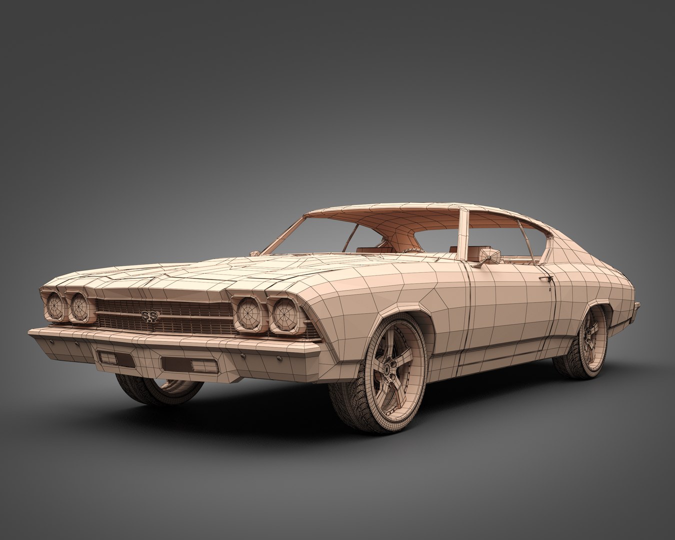 3D Model 1969 Chevrolet Chevelle SS - TurboSquid 1745797