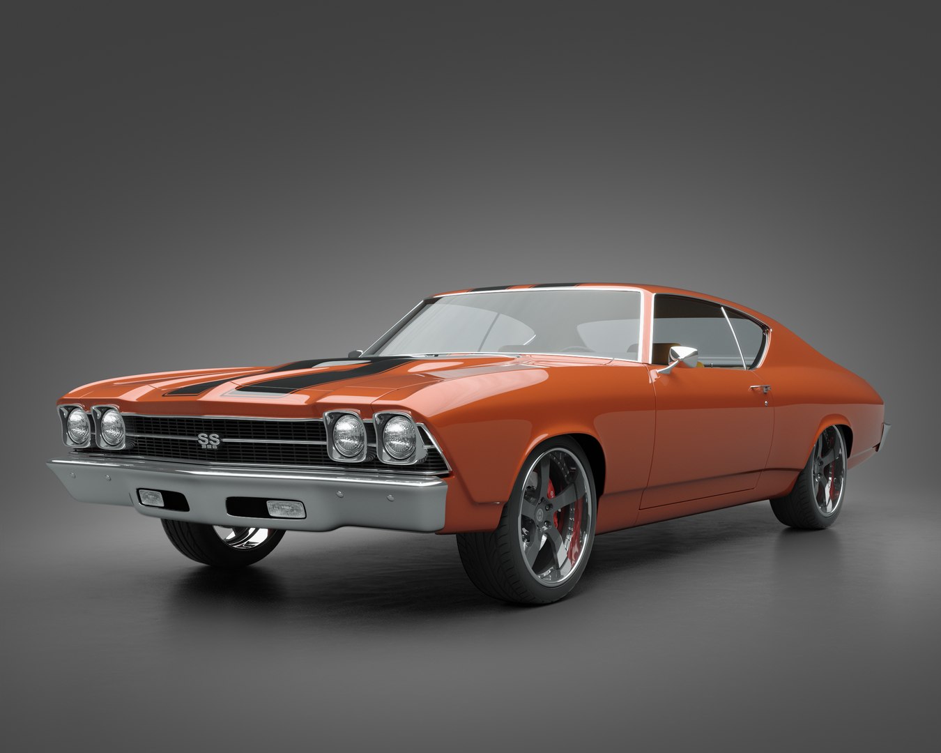 3D Model 1969 Chevrolet Chevelle SS - TurboSquid 1745797