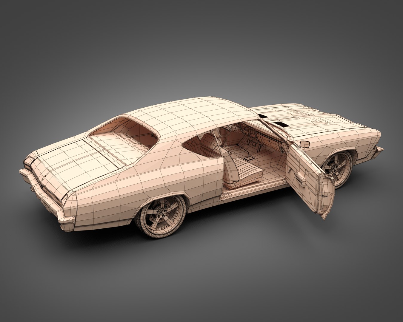 3D Model 1969 Chevrolet Chevelle SS - TurboSquid 1745797