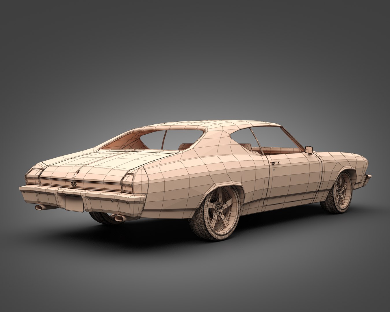 3D Model 1969 Chevrolet Chevelle SS - TurboSquid 1745797