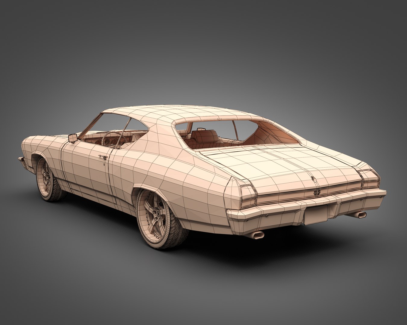 3D Model 1969 Chevrolet Chevelle SS - TurboSquid 1745797